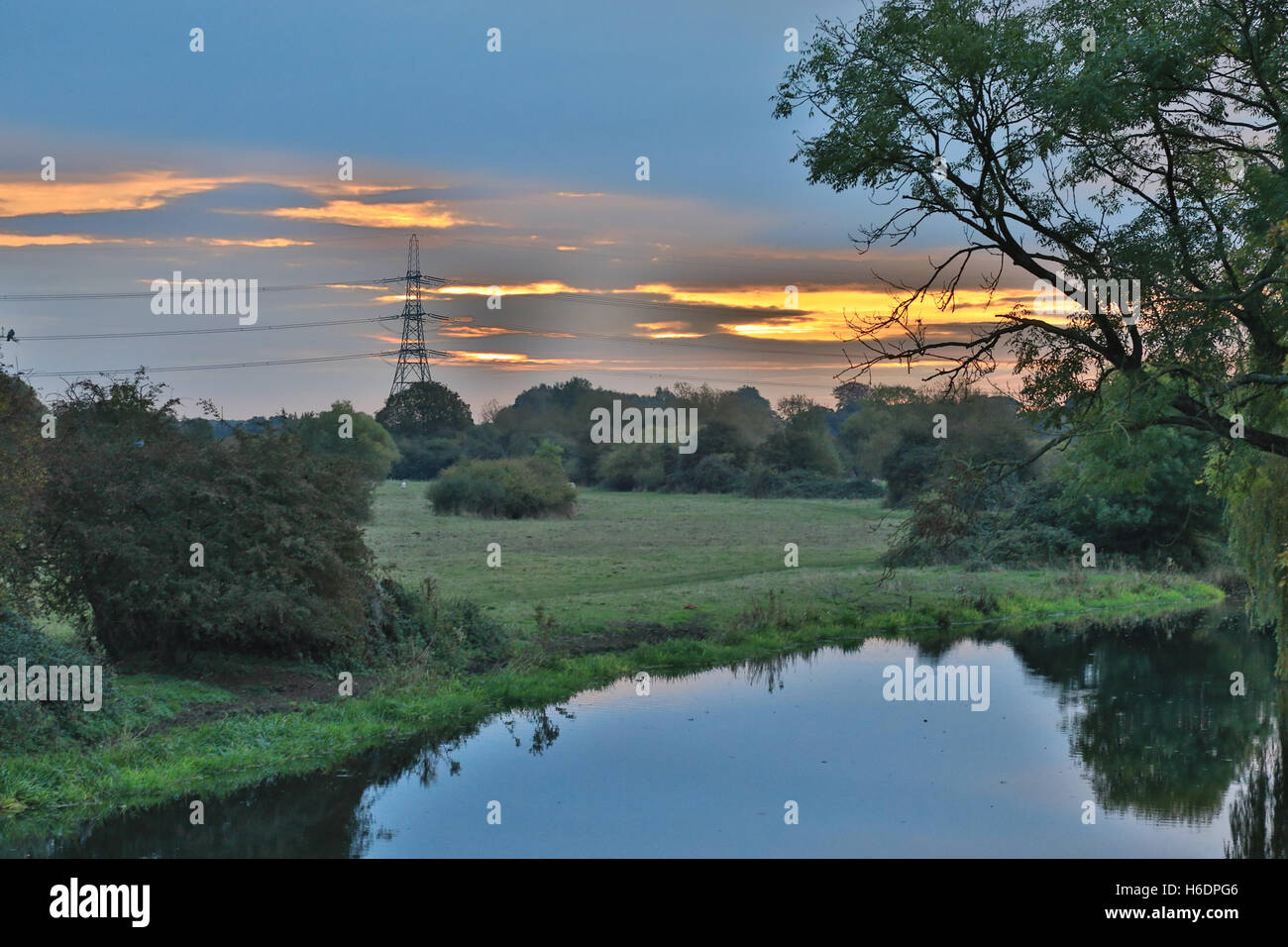 Sunrise over peterborough hi-res stock photography and images - Alamy