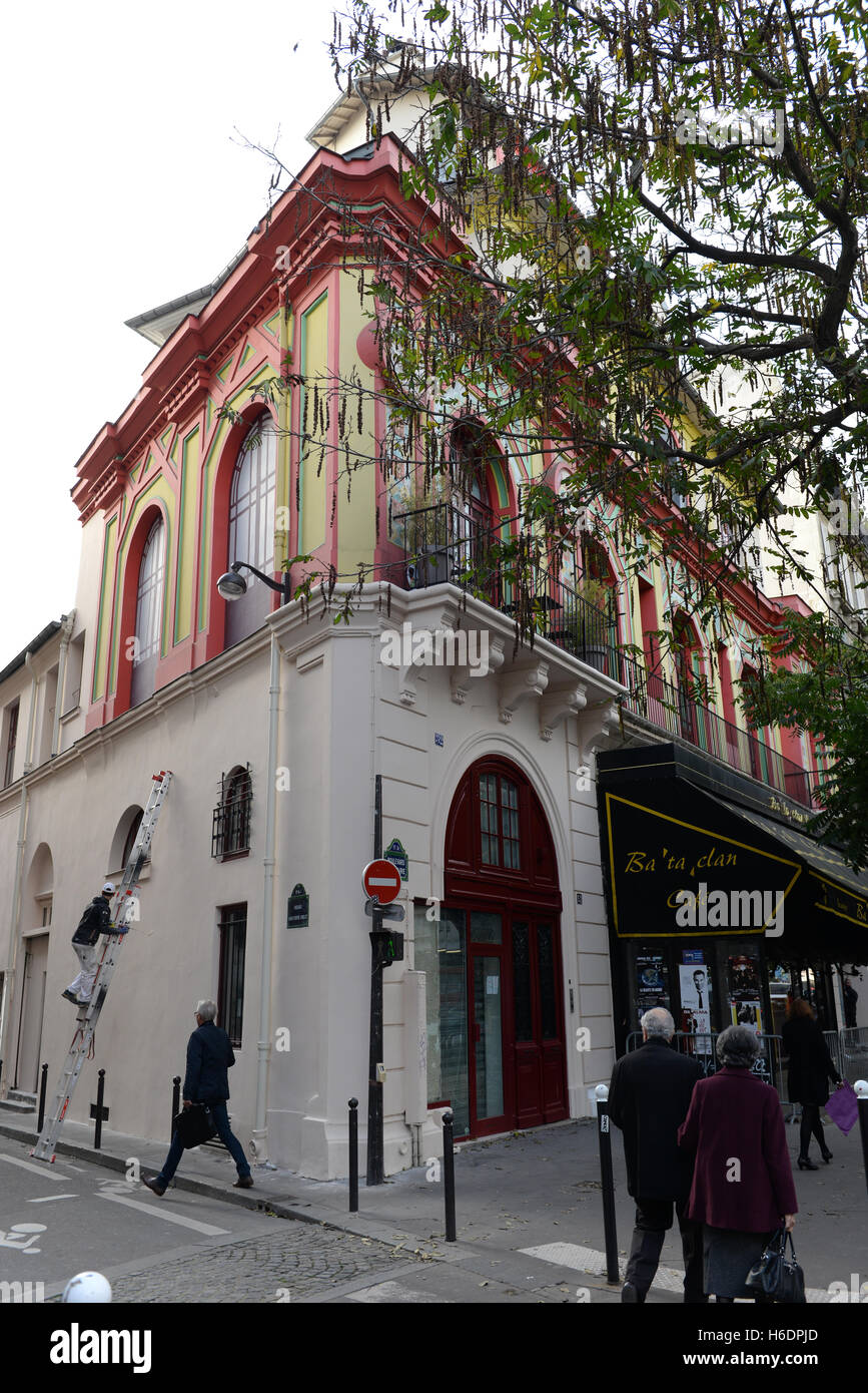 Paris, France. 27th Oct, 2016. The Bataclan theatre in Paris reveals ...