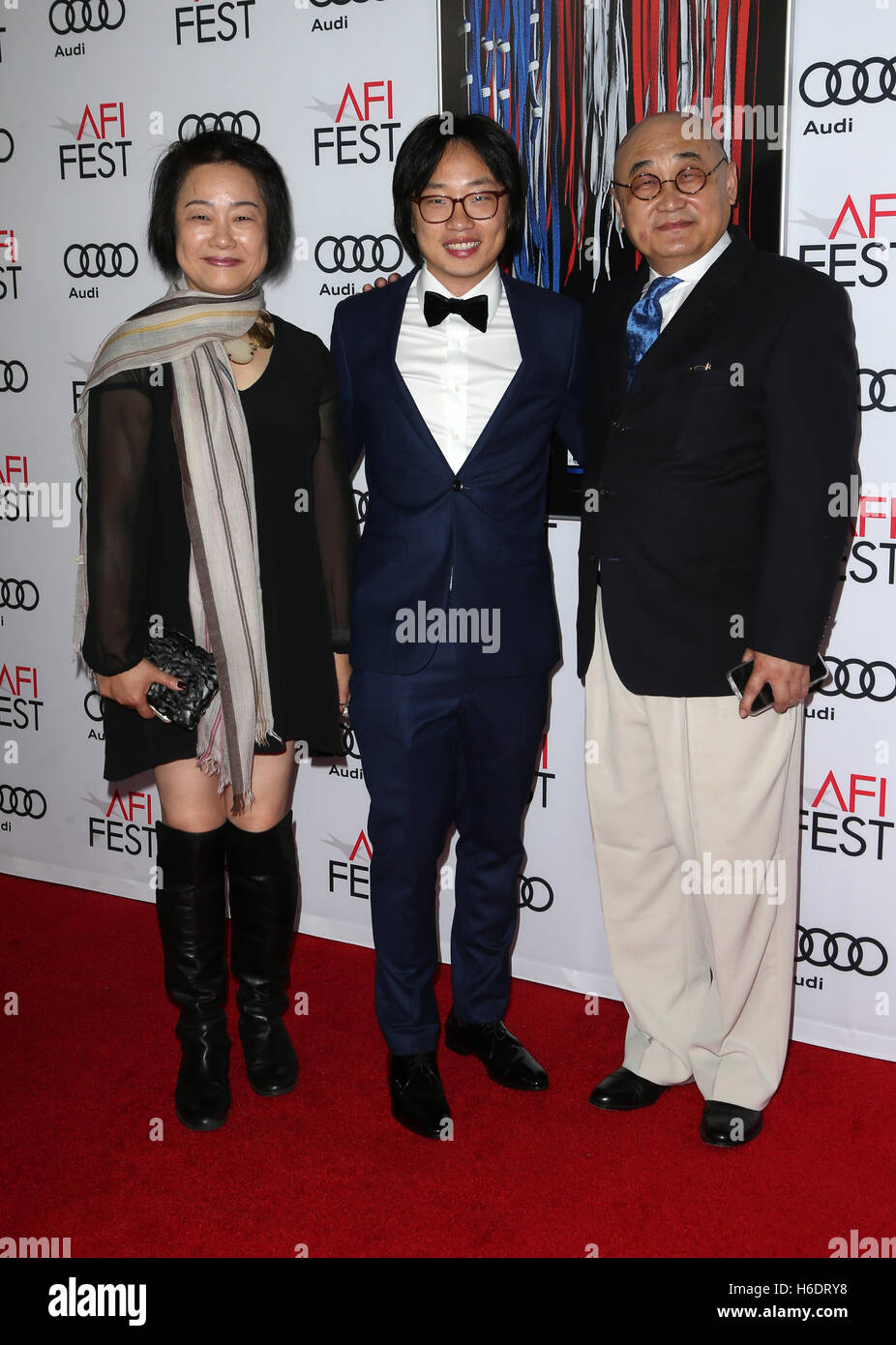 Hollywood, CA, USA. 17th Nov, 2016. Jimmy O. Yang and Parents. AFI FEST ...