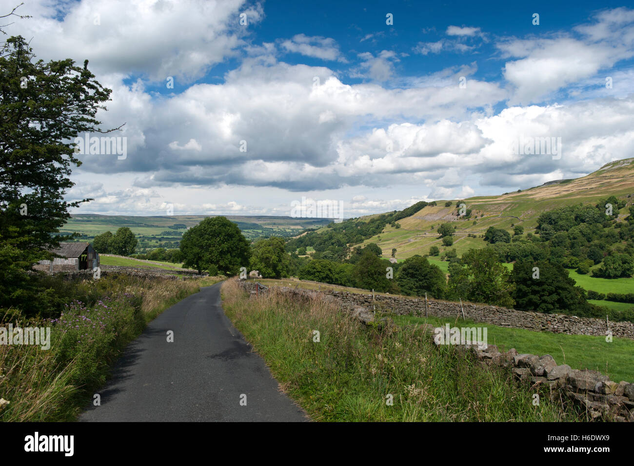 Narrow single track road hi-res stock photography and images - Alamy