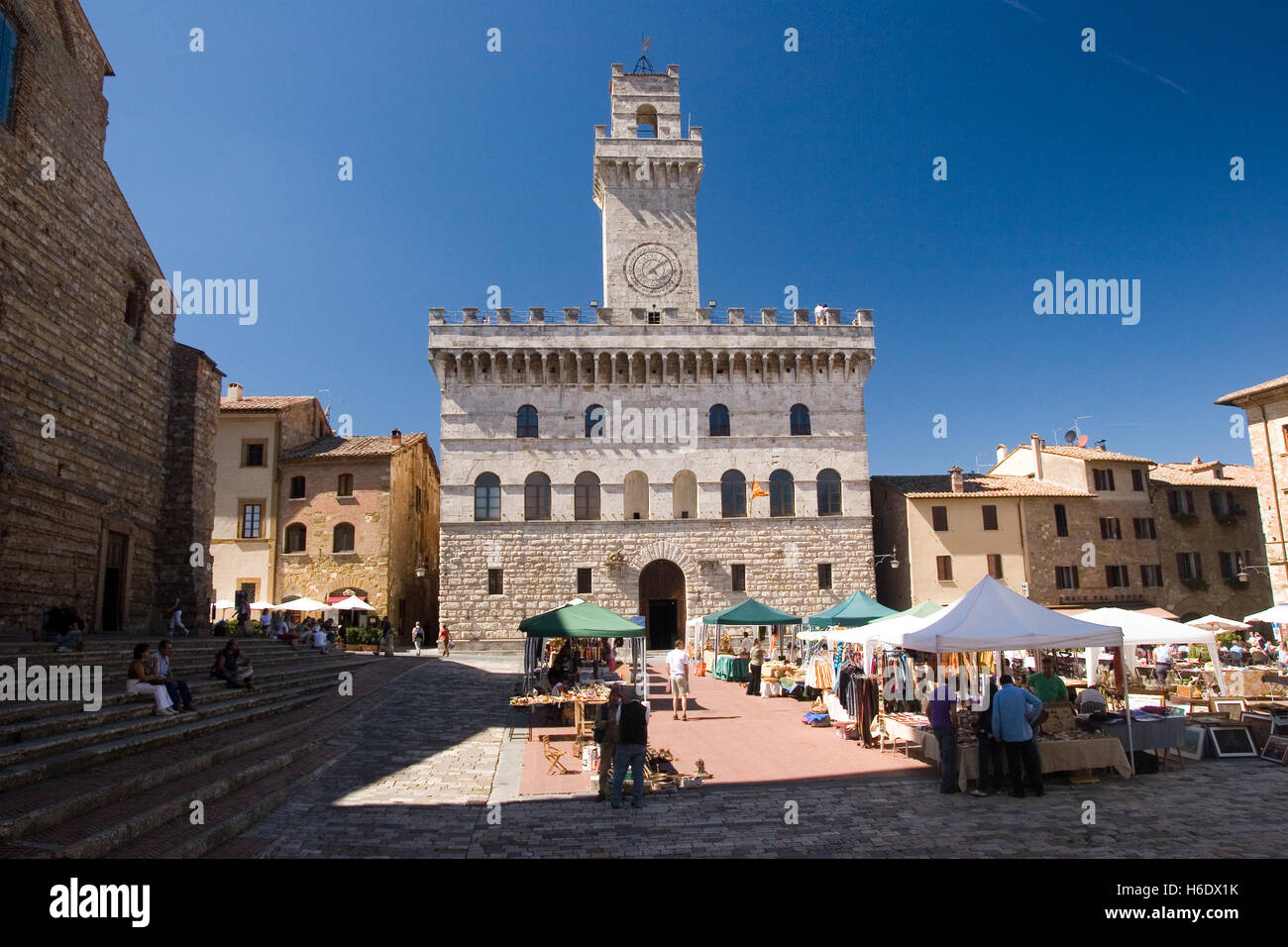 Montepulciano Town in tuscany, italy Stock Photo - Alamy