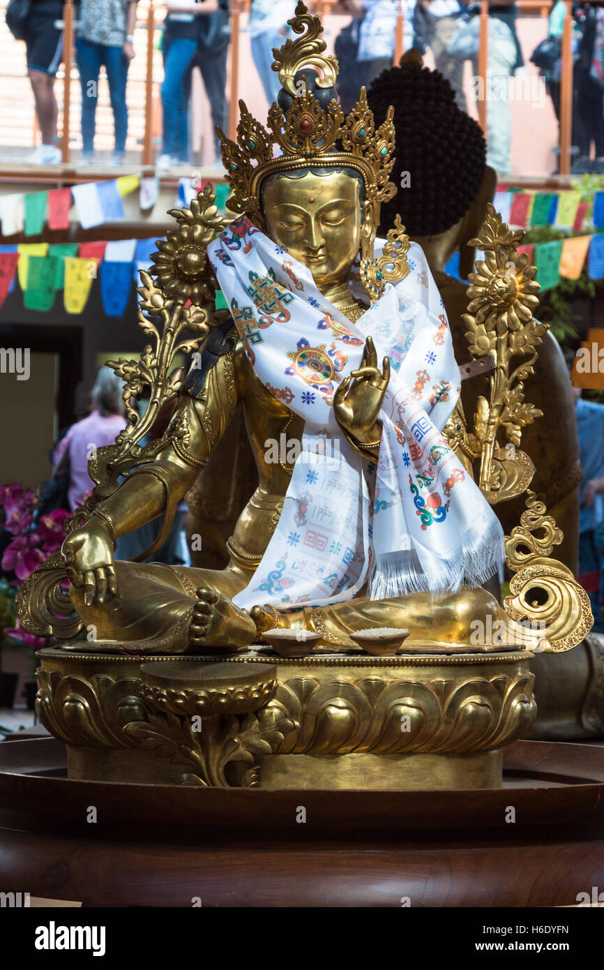 Brass Buddha Statue at universal Exposition In Milan, Italy Stock Photo ...