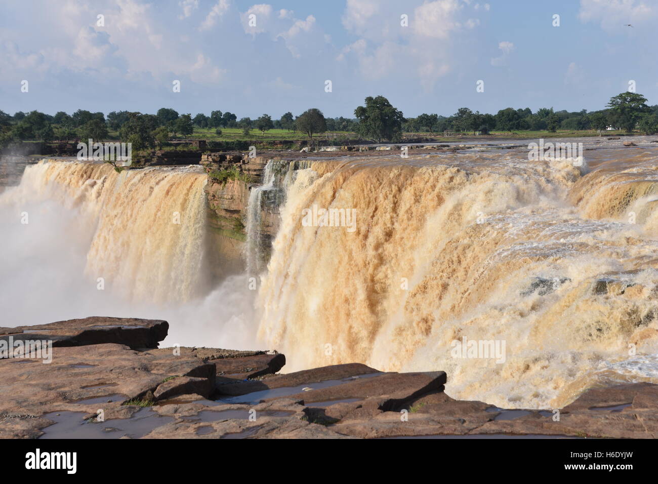Chitrakot waterfall, Chattishgarh, India Stock Photo - Alamy