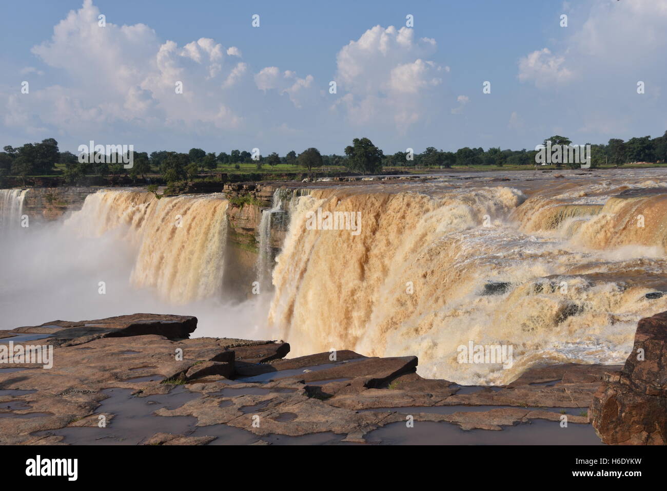 Chitrakot waterfall, Chattishgarh, India Stock Photo - Alamy