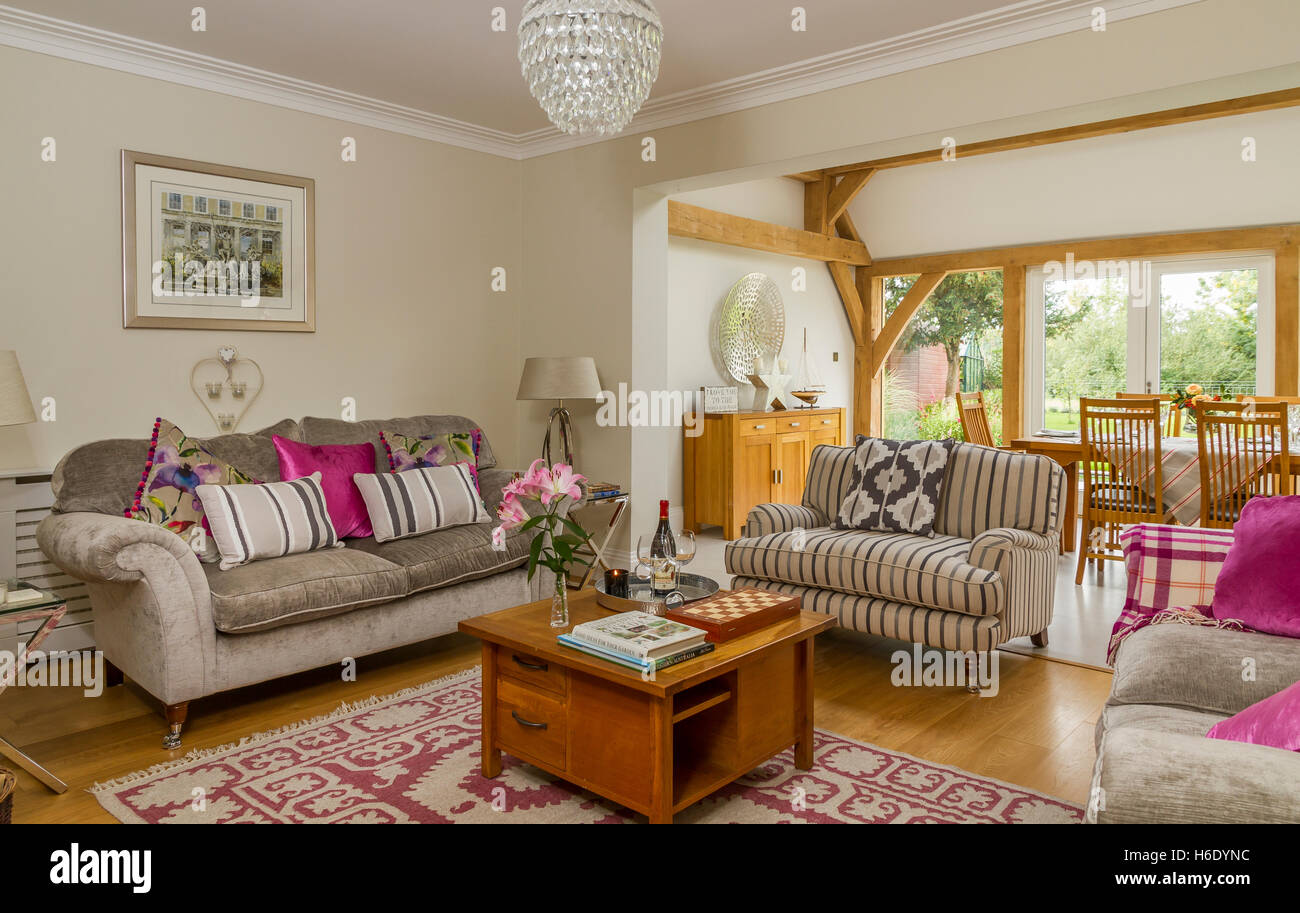 Comfortable seating area Stock Photo - Alamy