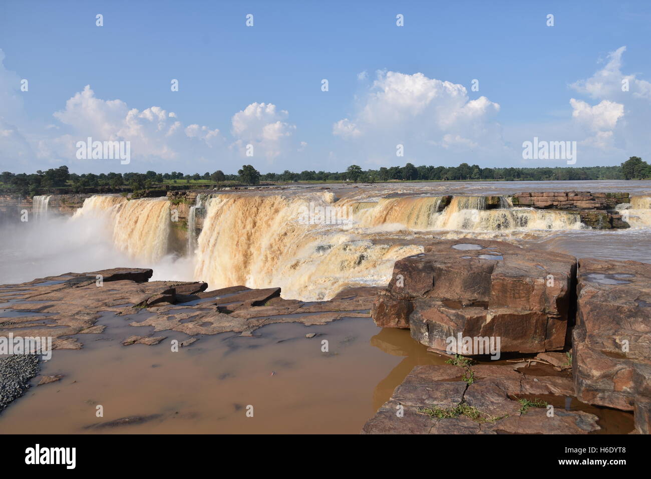 Chitrakot waterfall, Chattishgarh, India Stock Photo - Alamy