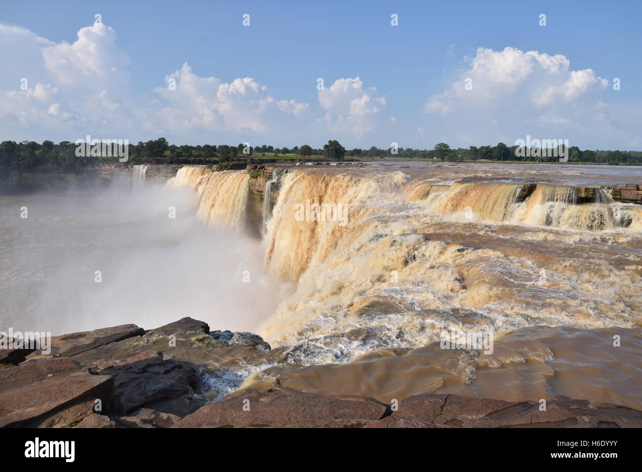 Chitrakot waterfall, Chattishgarh, India Stock Photo - Alamy
