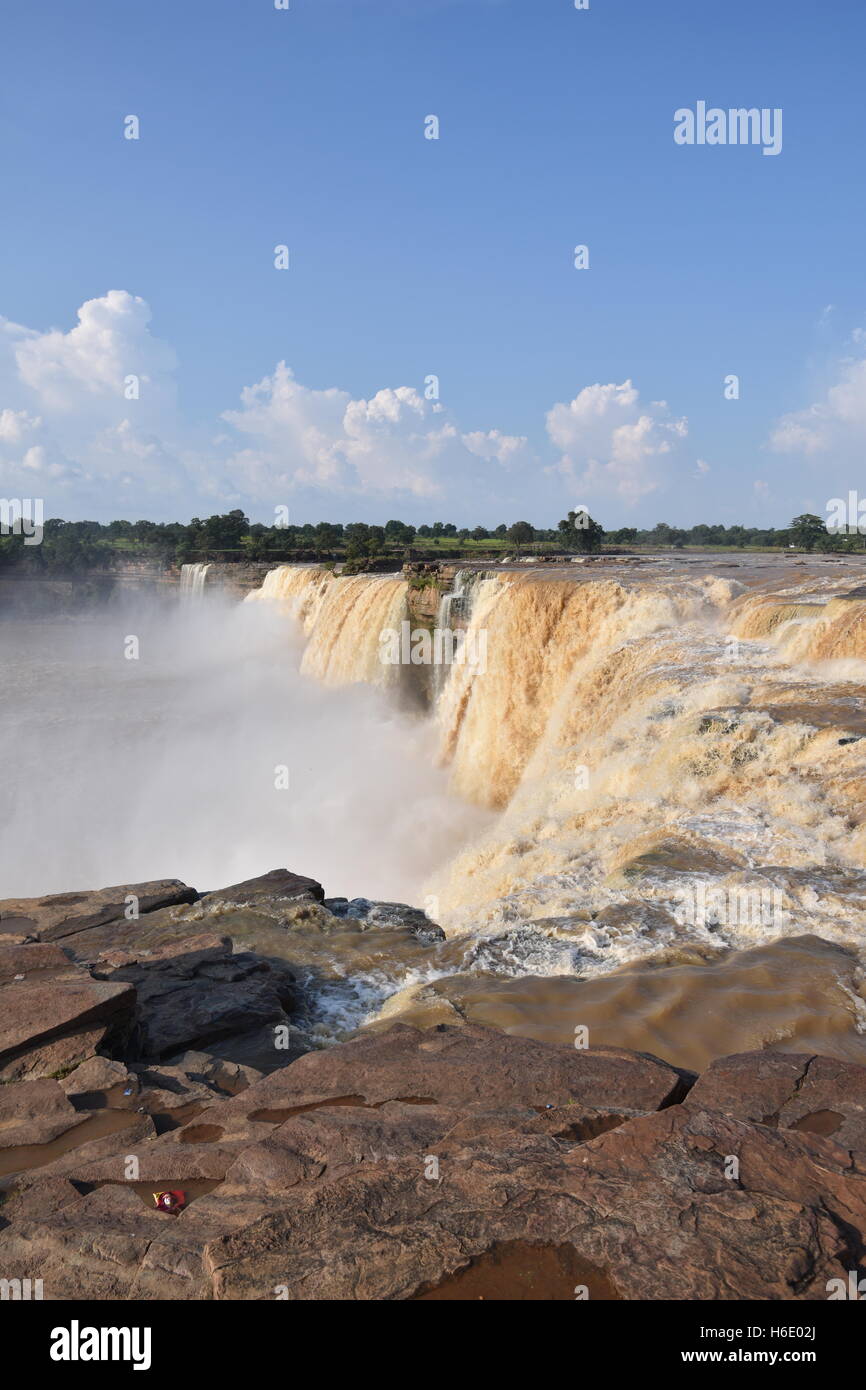 Chitrakot waterfall, Chattishgarh, India Stock Photo - Alamy