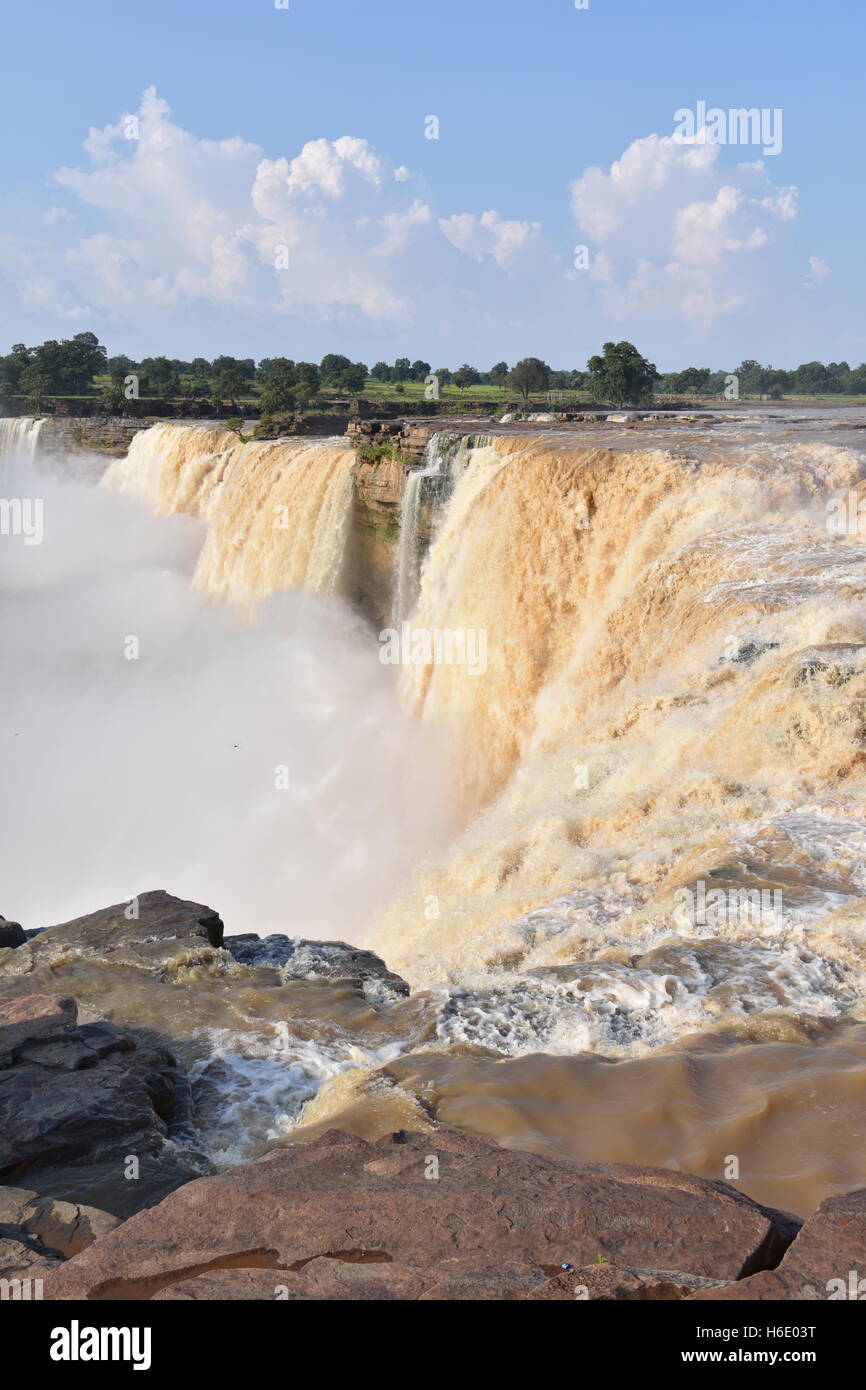Chitrakot waterfall, Chattishgarh, India Stock Photo - Alamy