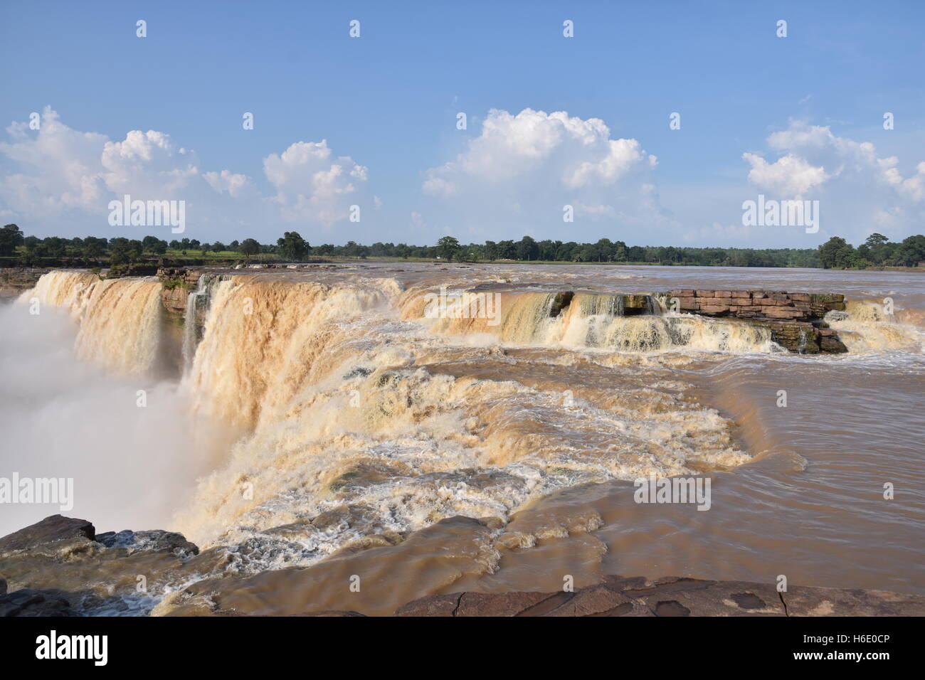 Chitrakot waterfall, Chattishgarh, India Stock Photo - Alamy
