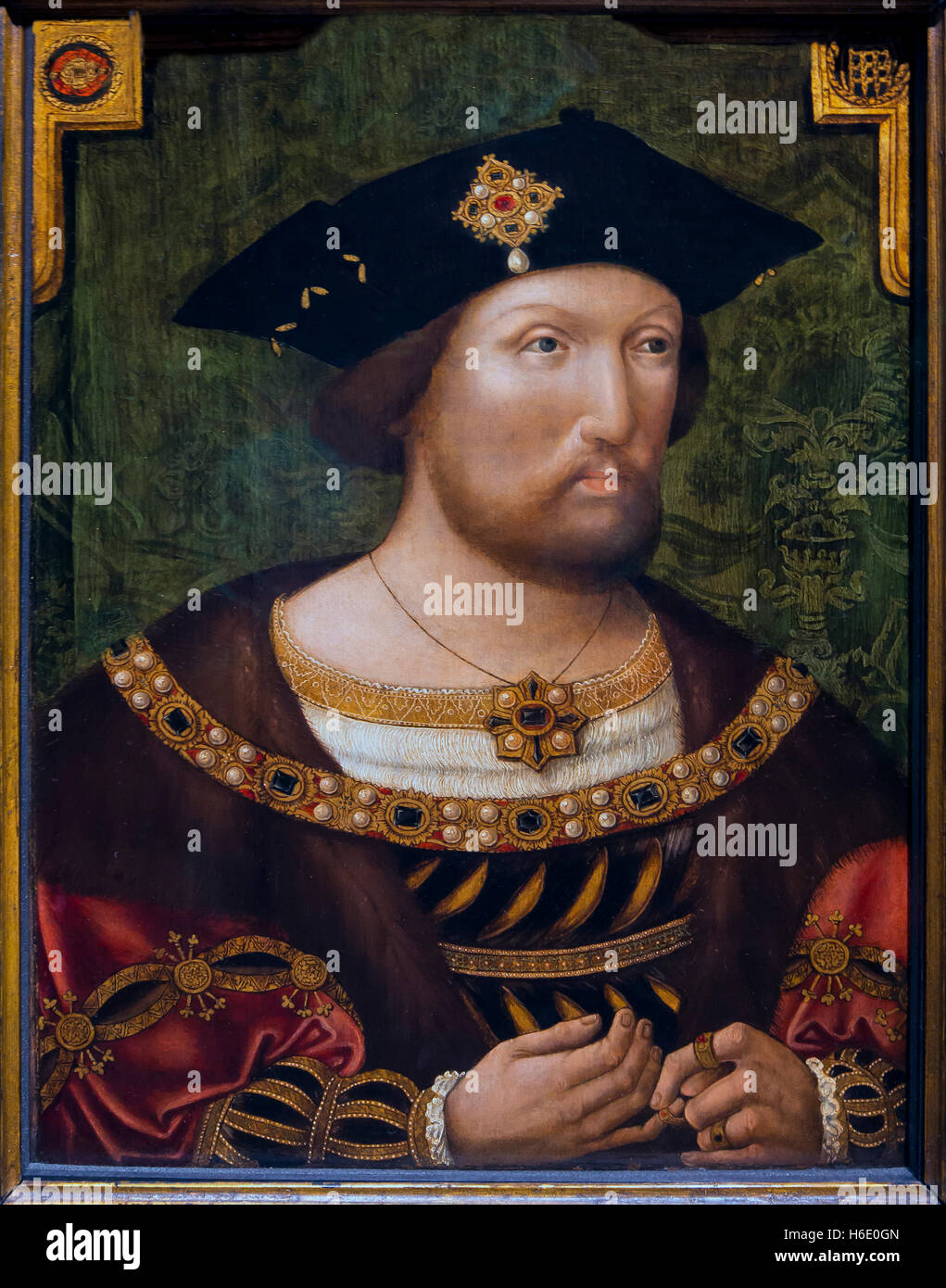 King Henry VIII, unknown artist, circa 1520 Stock Photo - Alamy