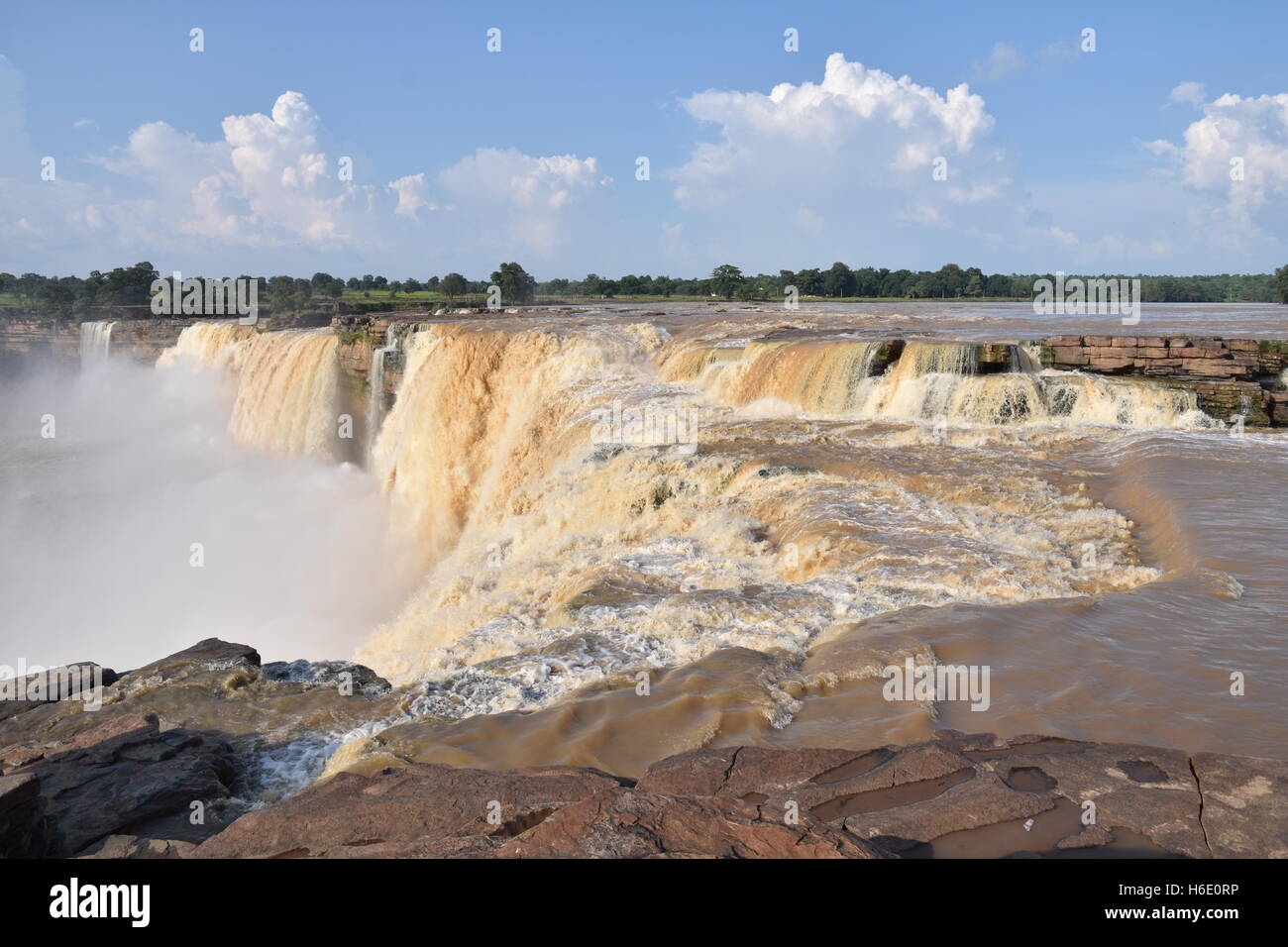 Chitrakot waterfall, Chattishgarh, India Stock Photo - Alamy
