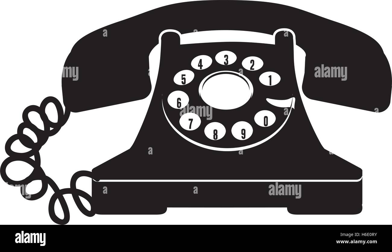 rotary telephone icon image vector illustration design Stock Vector ...