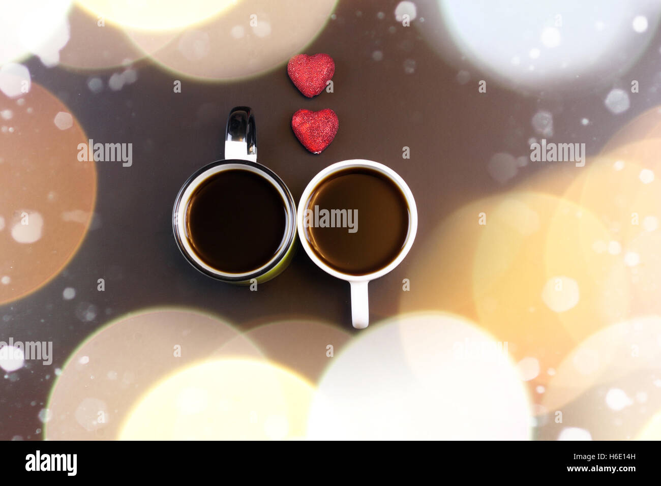 hand coffee background couple Stock Photo - Alamy