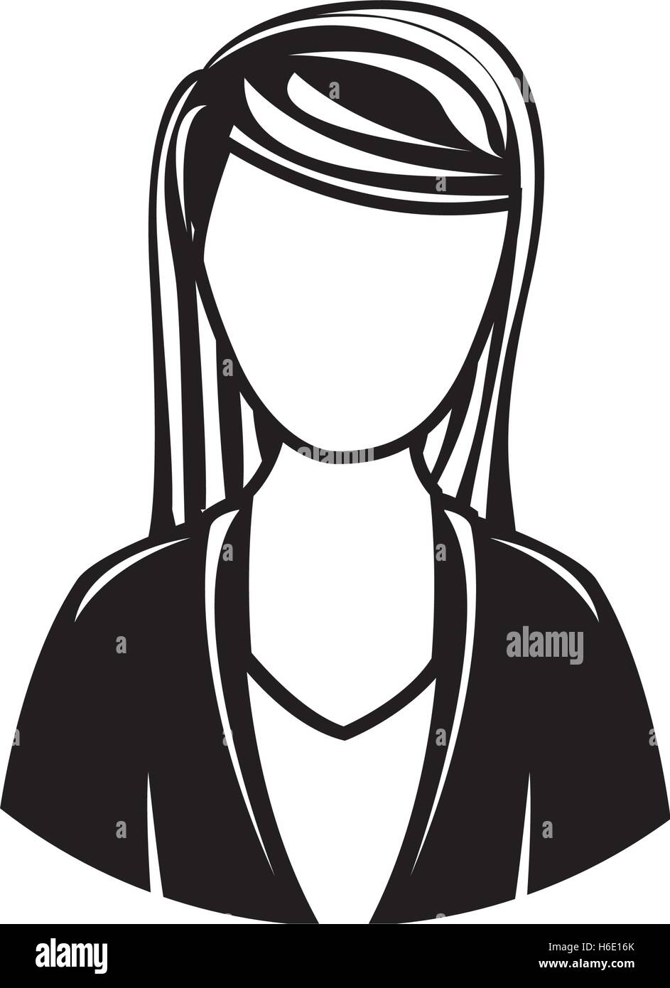 Urban lifestyle portrait female person Stock Vector Images - Alamy