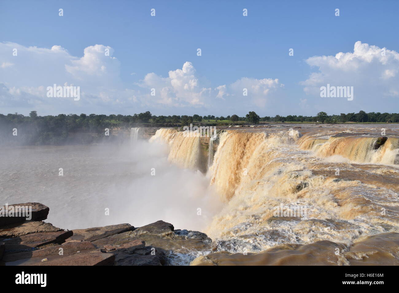 Chitrakot waterfall, Chattishgarh, India Stock Photo - Alamy