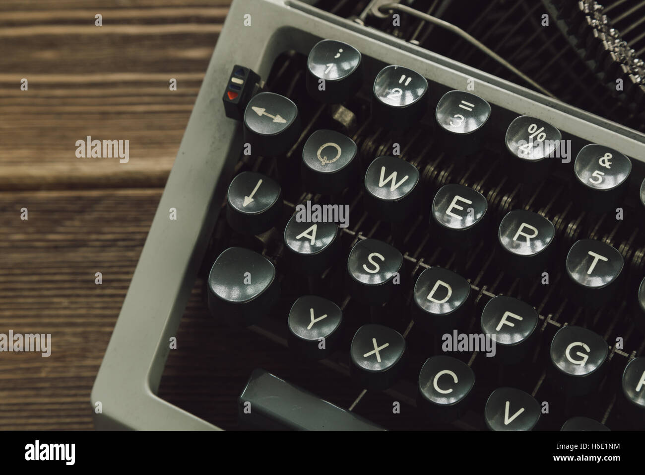 Retro writing machine Stock Photo - Alamy