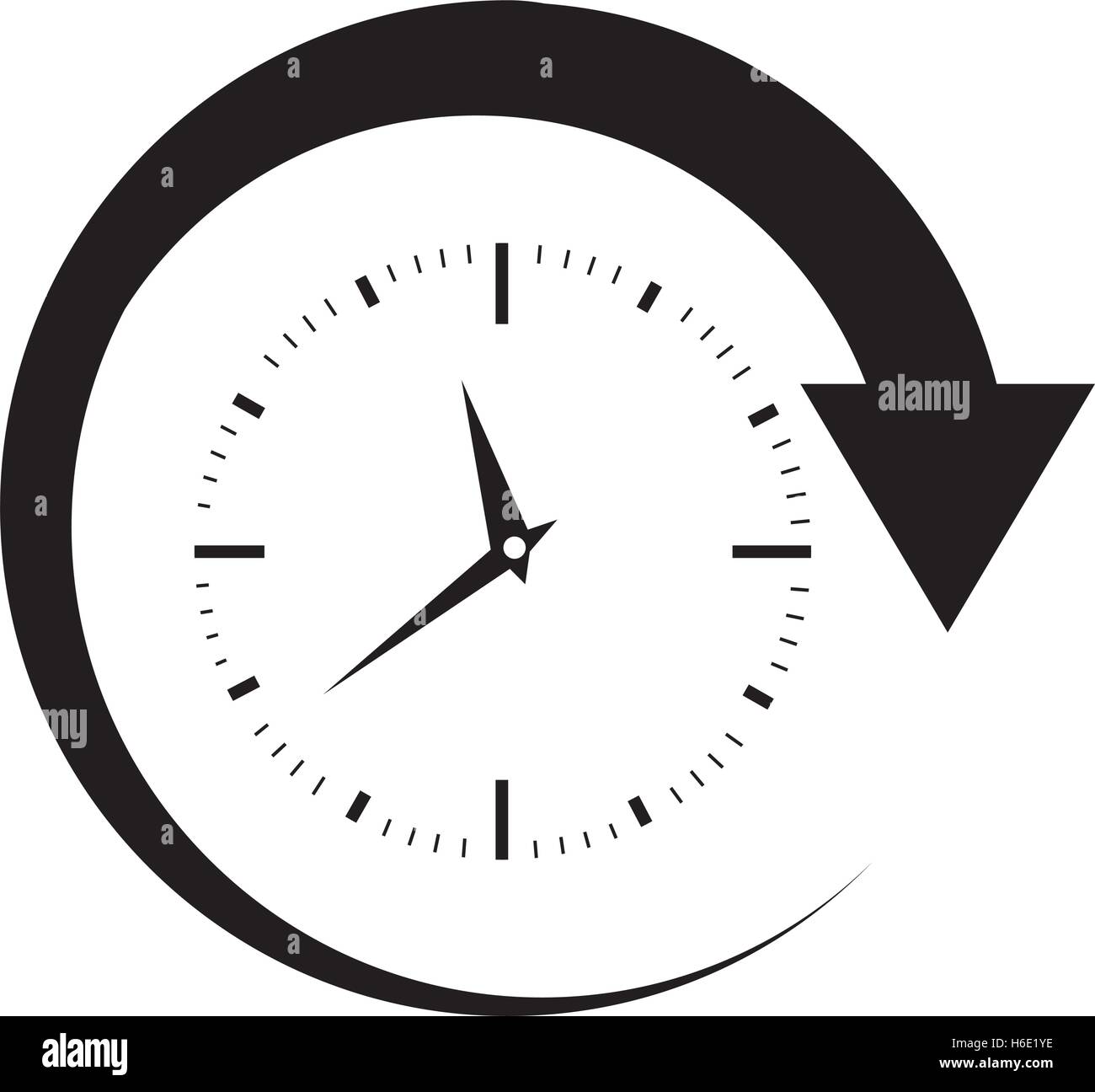 analog clock icon image vector illustration design Stock Vector Image ...