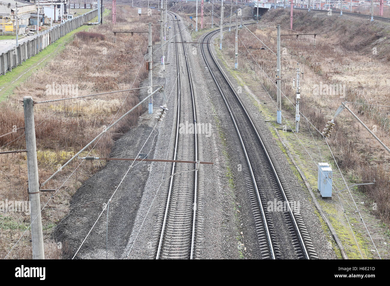 railway rails texture Stock Photo - Alamy