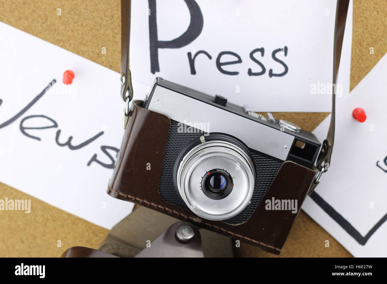 News camera journalism Stock Photo - Alamy