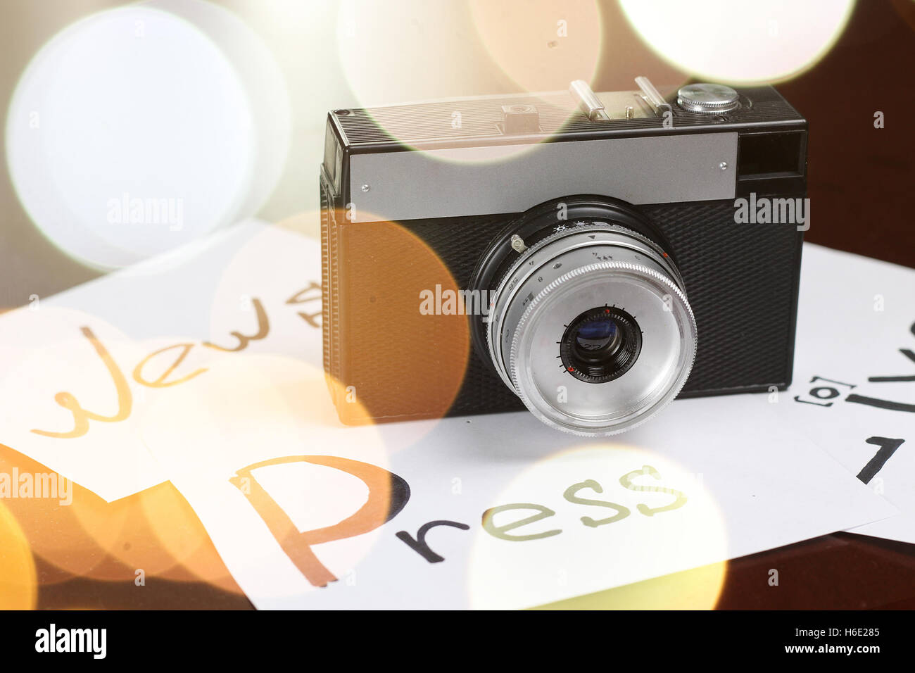 News camera journalism Stock Photo - Alamy