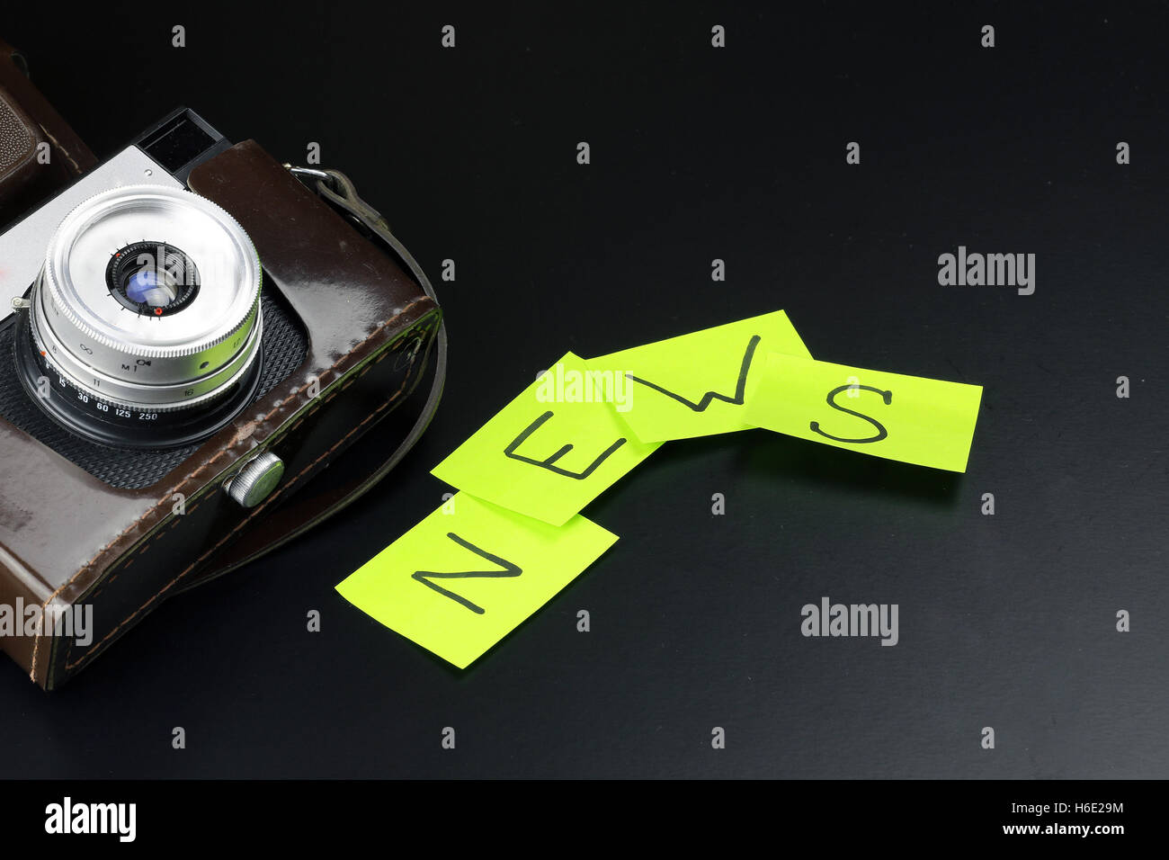 News camera journalism Stock Photo - Alamy