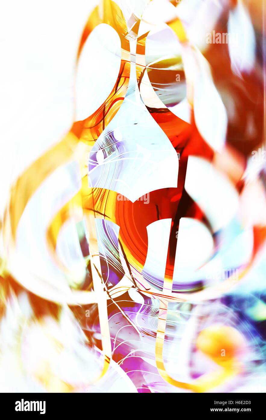 Abstract Music Art Wallpaper