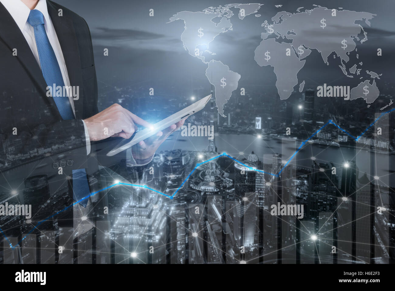 Digital world centre hi-res stock photography and images - Alamy