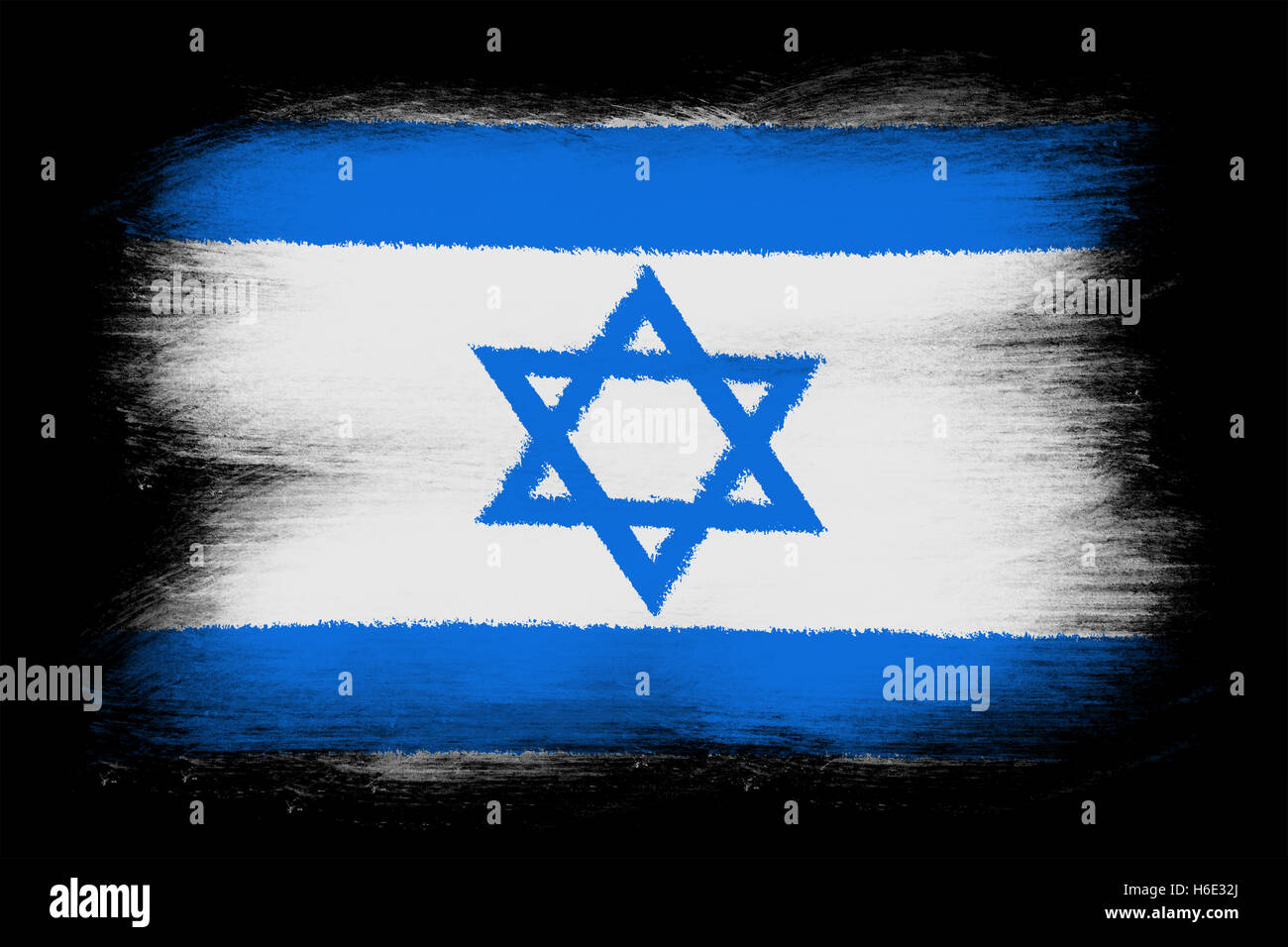 The Israeli flag Stock Photo - Alamy