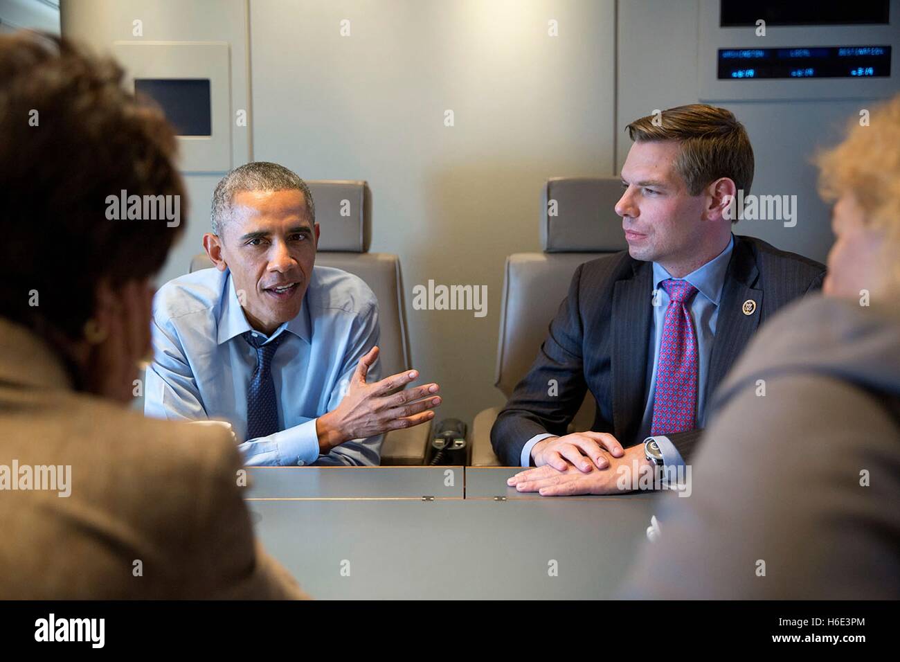 U.S. President Barack Obama meets with Democratic congressman from ...