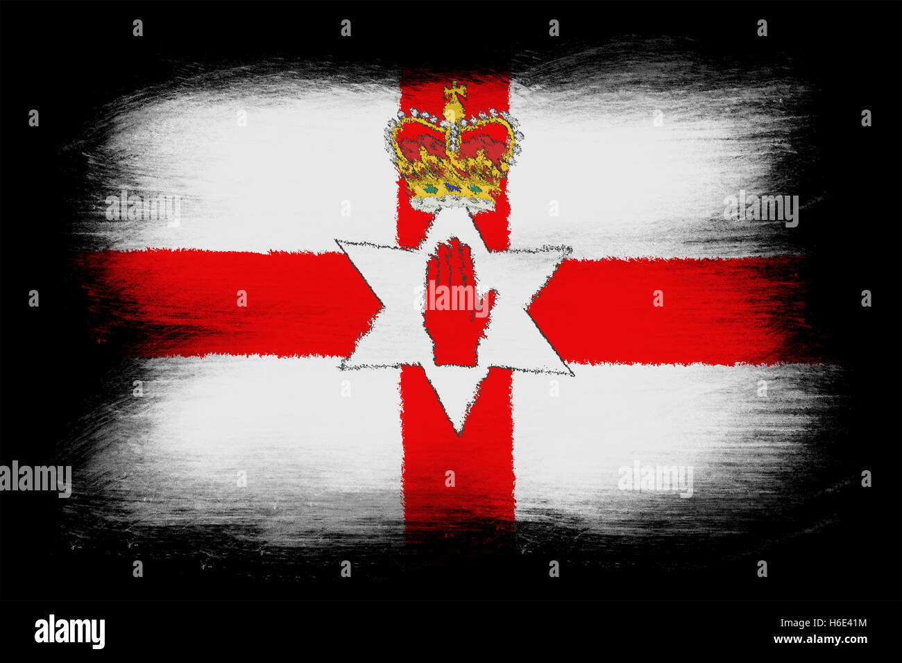 Flag of Northern Ireland Stock Photo - Alamy