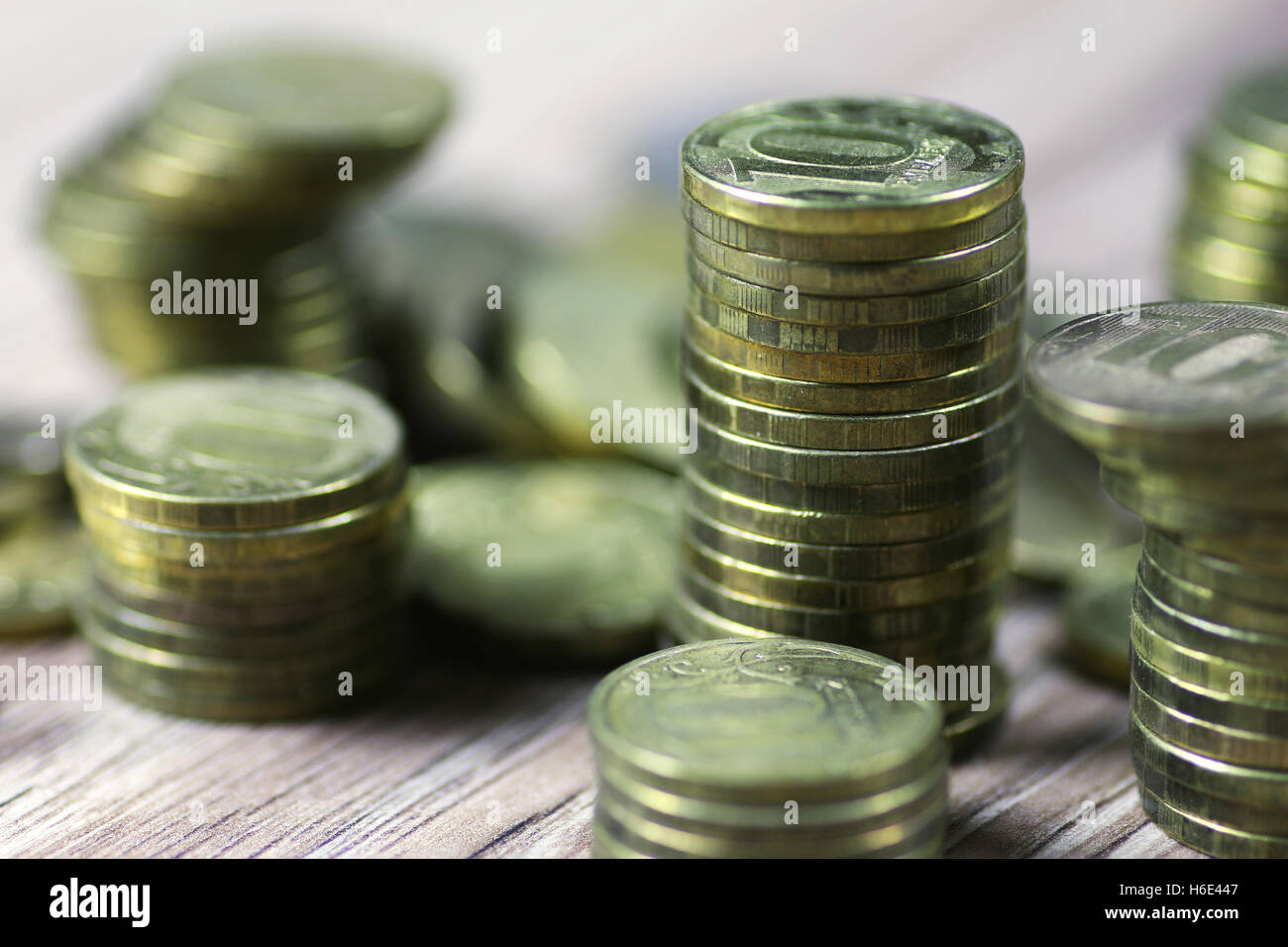 stack of coins Stock Photo - Alamy