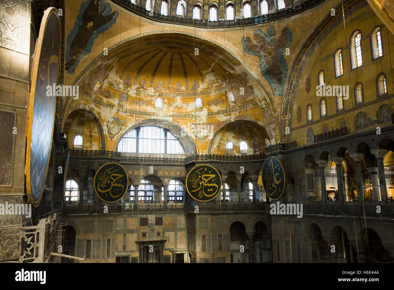 hagia sofia interiors Stock Photo - Alamy
