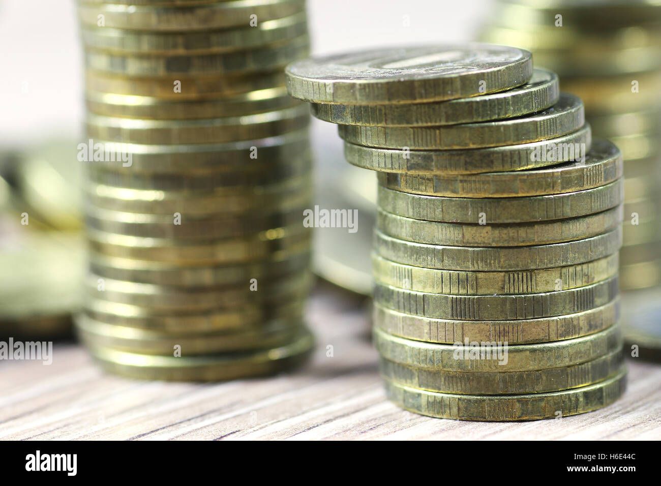 stack of coins Stock Photo - Alamy