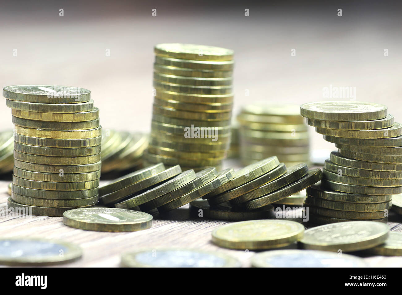 stack of coins Stock Photo - Alamy