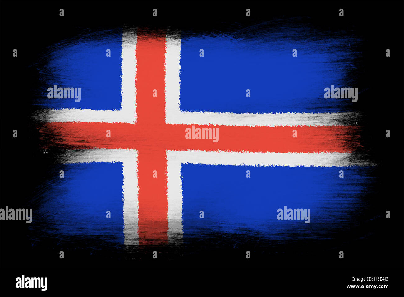 The Icelandic flag Stock Photo - Alamy