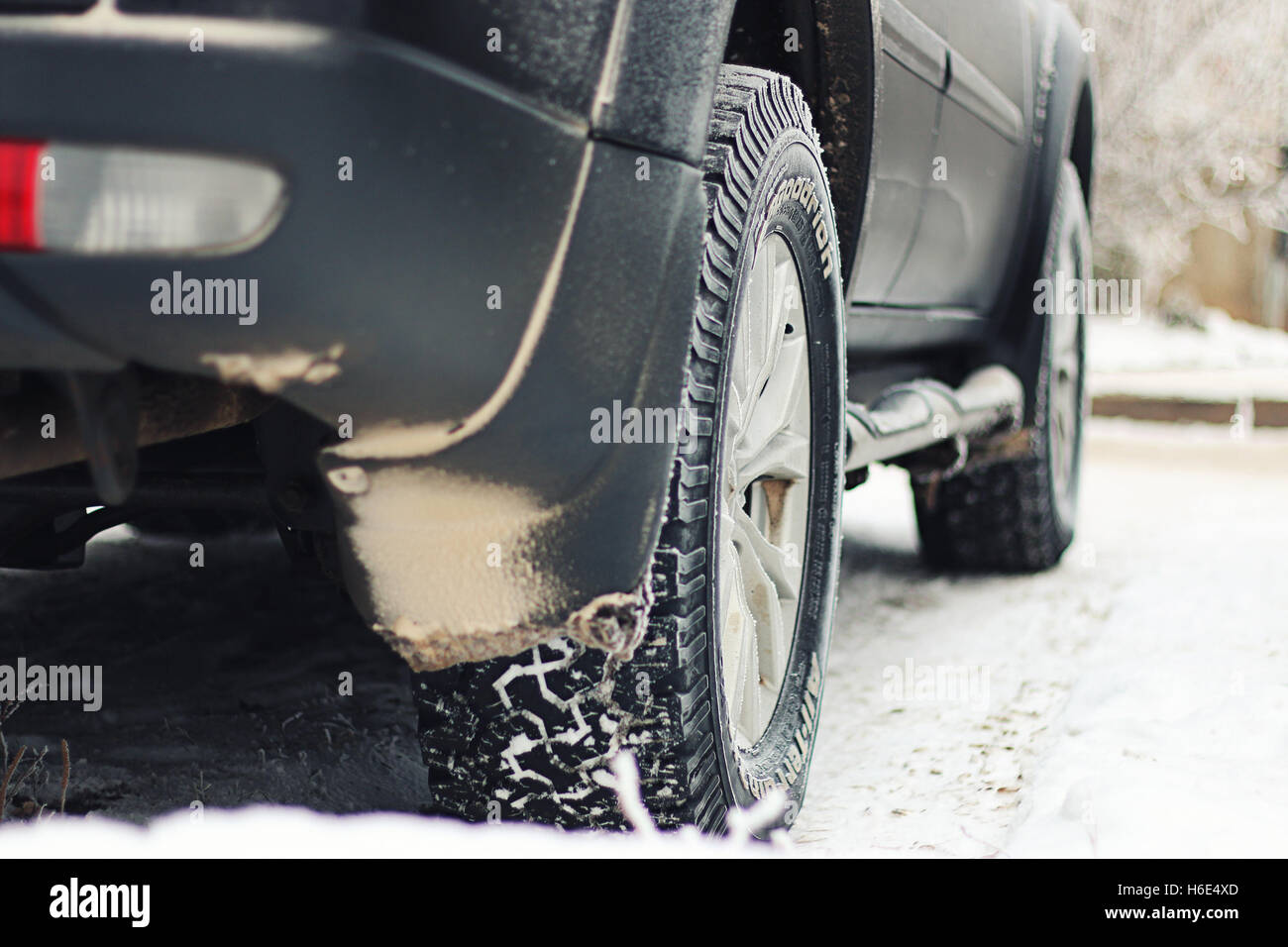car frost winter Stock Photo - Alamy