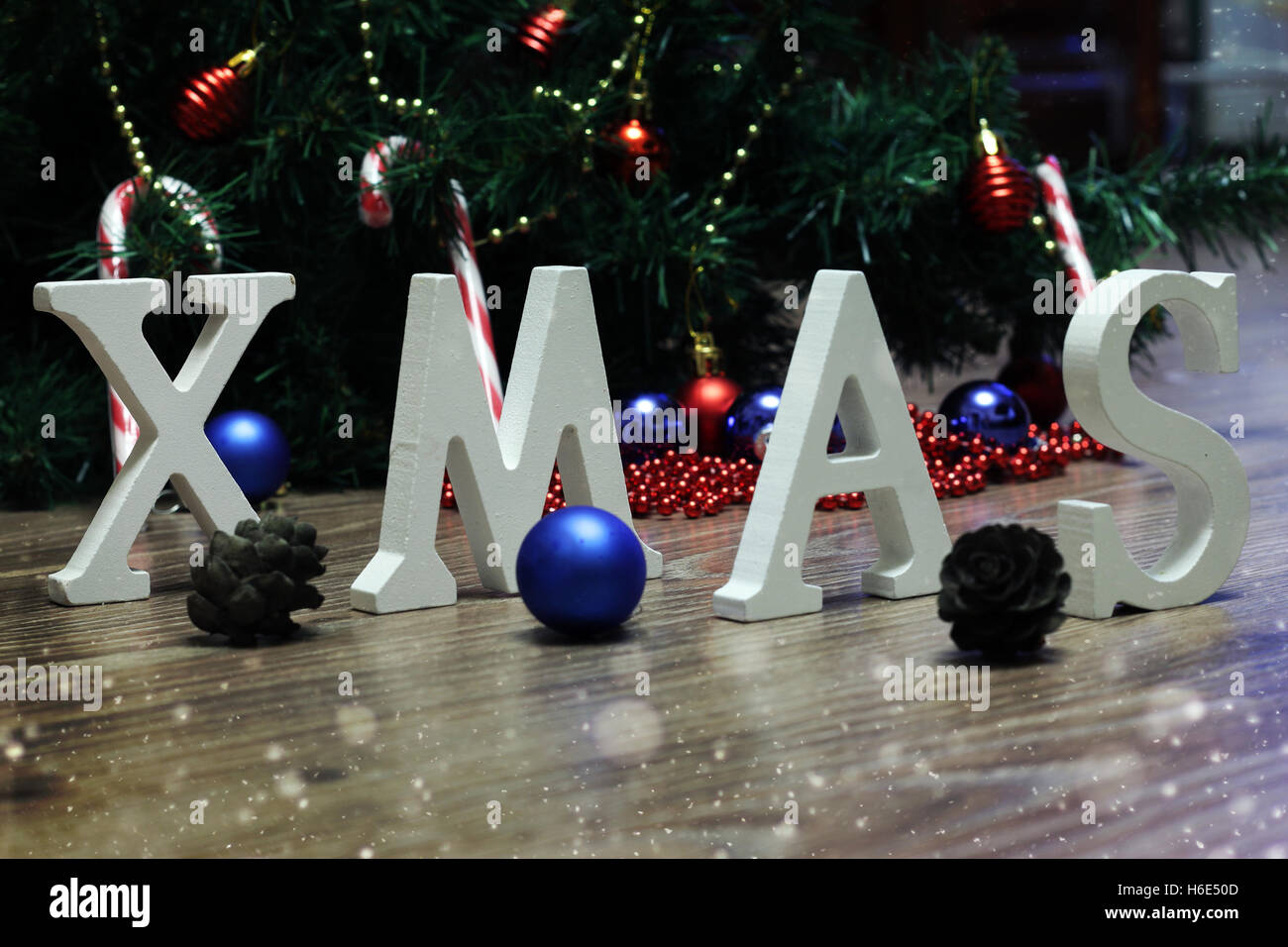 Christmas word ball Stock Photo - Alamy