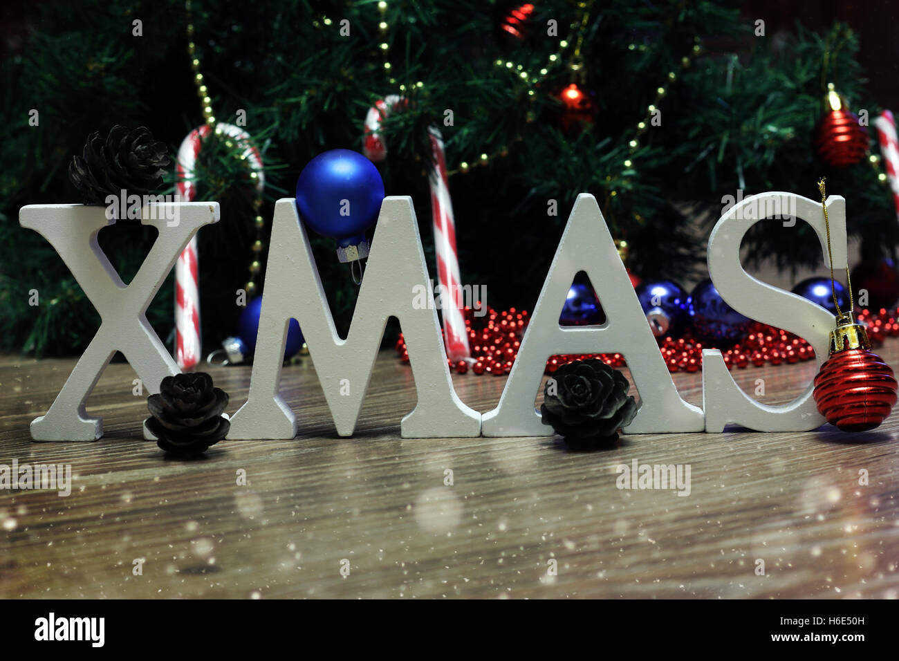Christmas word ball Stock Photo - Alamy
