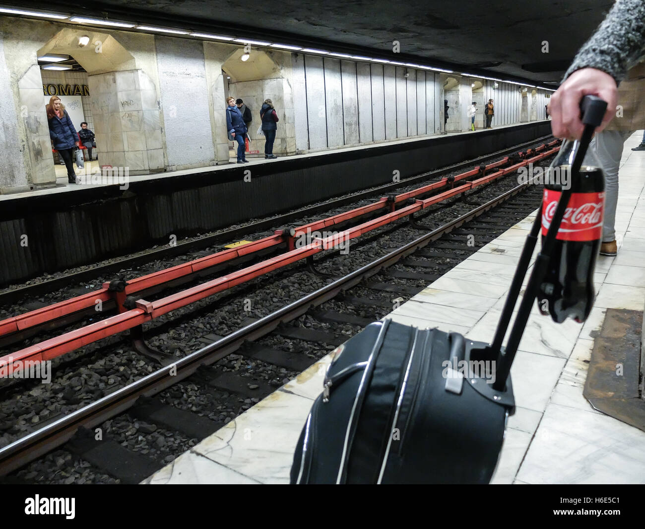 Train arriving in bucharest hi-res stock photography and images - Alamy