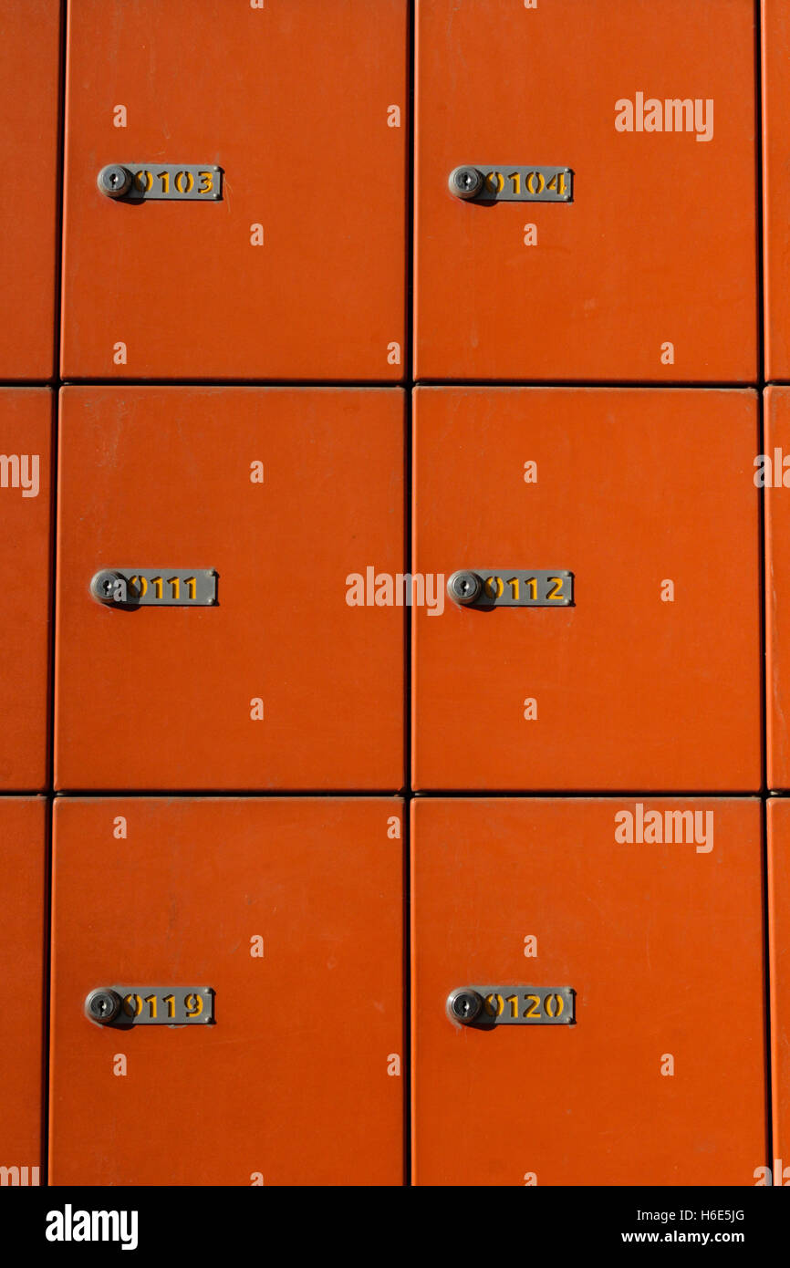 Bucharest, Romania, 7 February 2016: Mail boxes Stock Photo - Alamy