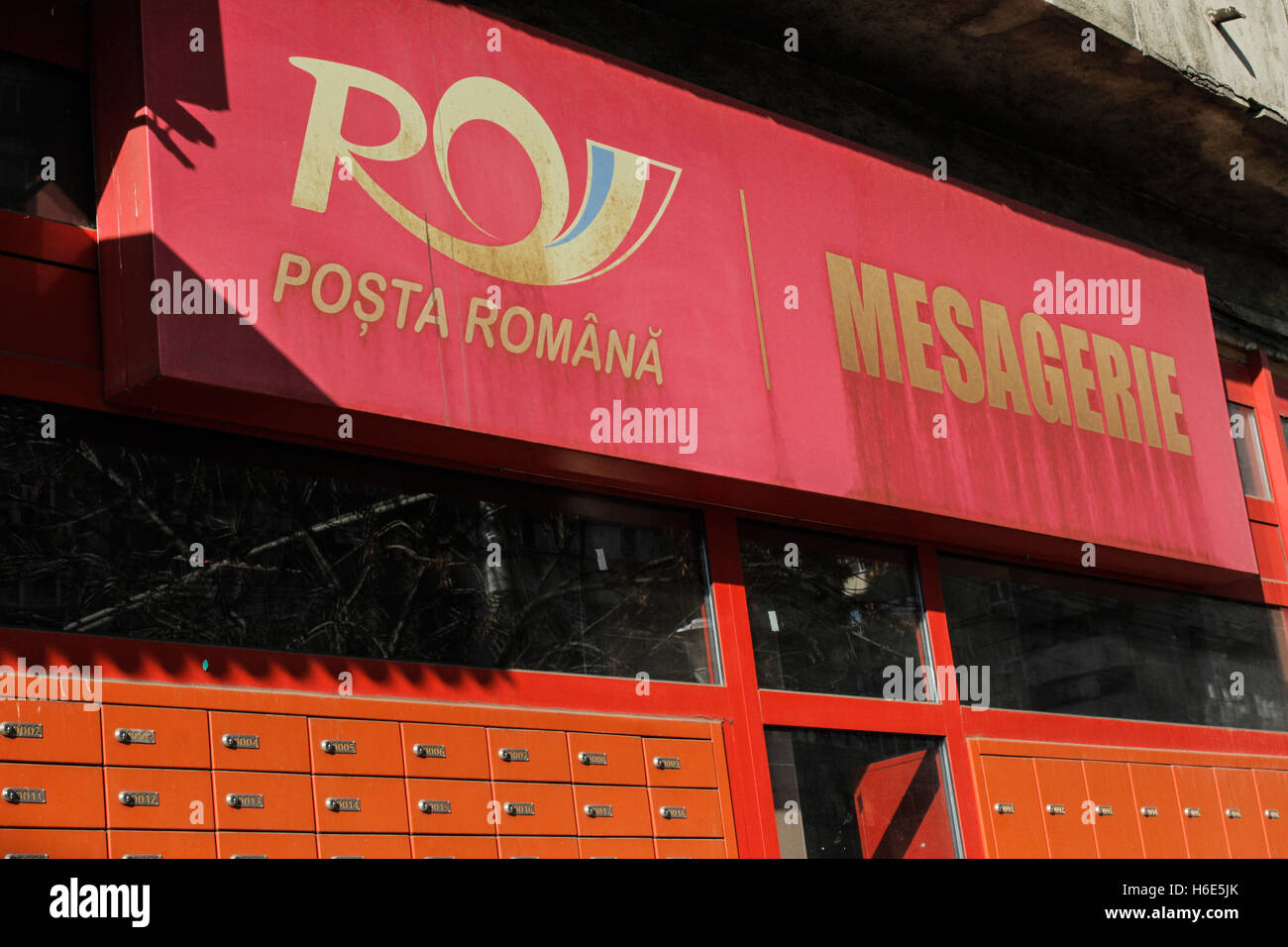 Bucharest, Romania, 7 February 2016: The Romanian Postal Services ...