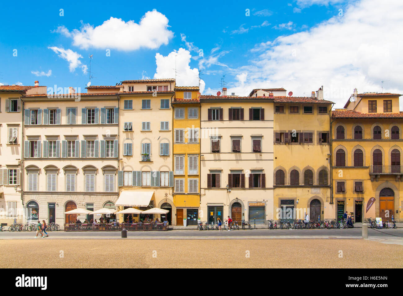 The typical italian street Stock Photo - Alamy