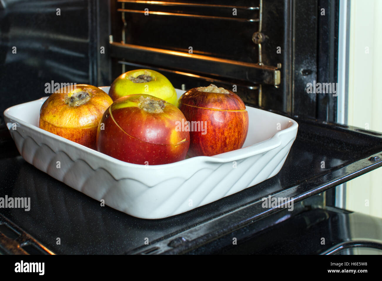 baked apples desert Stock Photo - Alamy