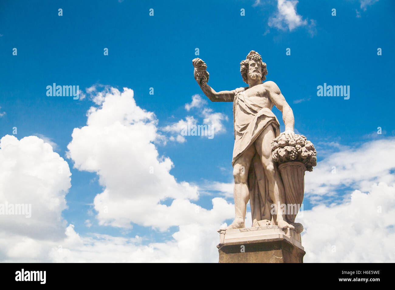 Bacchus grapes statue hi-res stock photography and images - Alamy