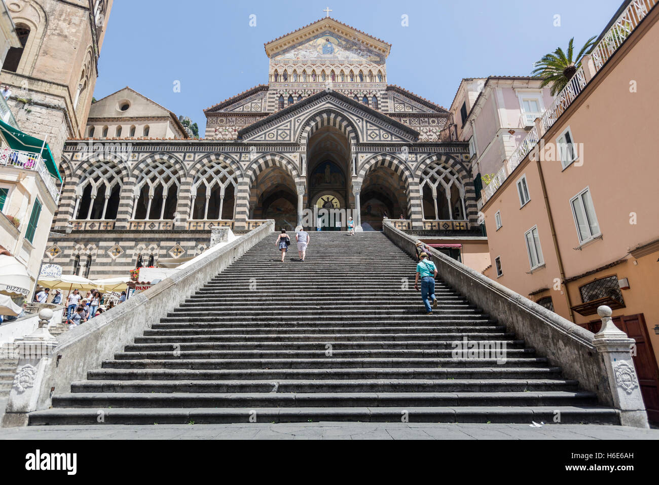 Steps of the Amalfi Cathedral, Italy Stock Photo - Alamy