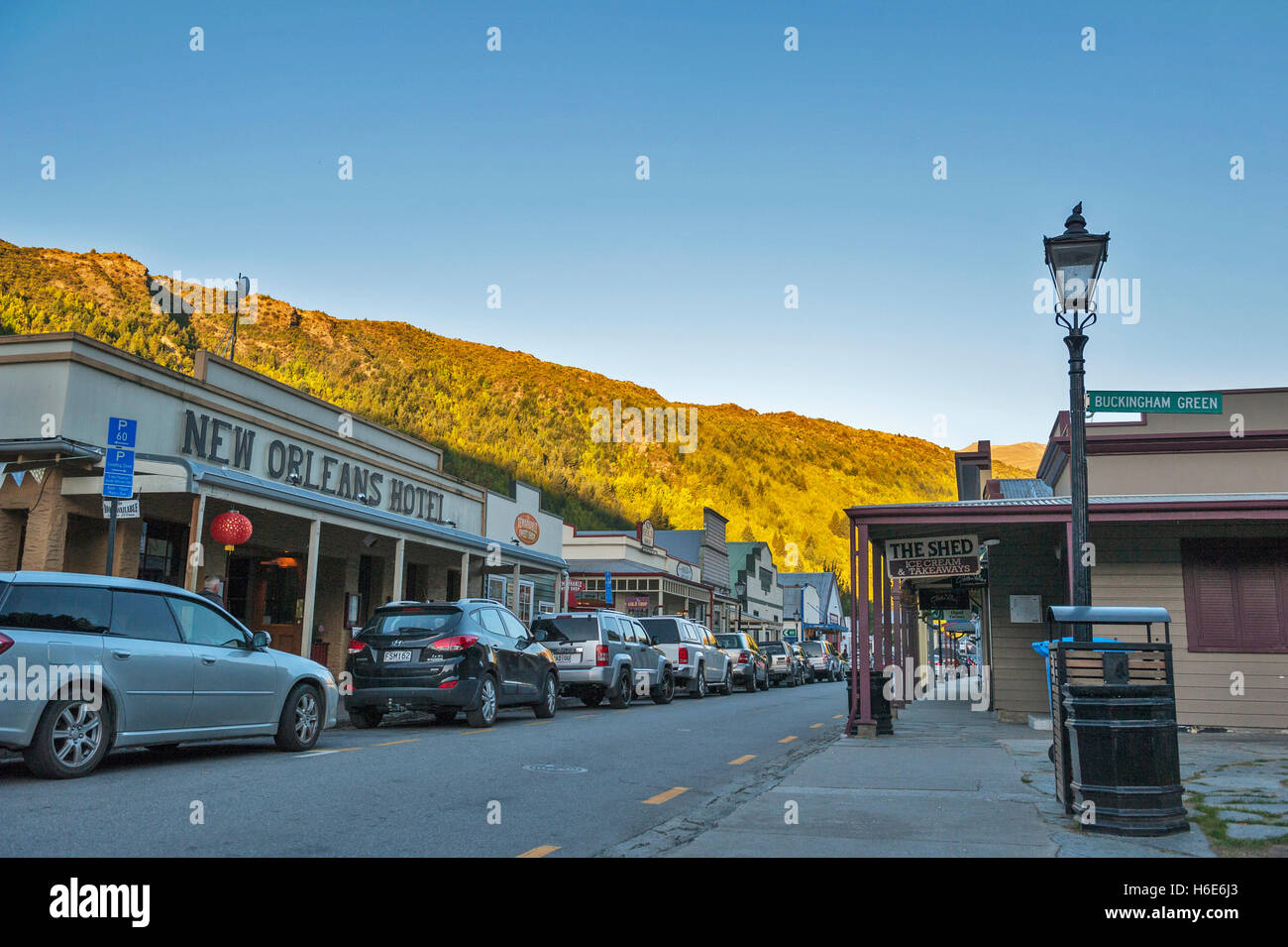 Queenstown colonial architecture hi-res stock photography and images ...