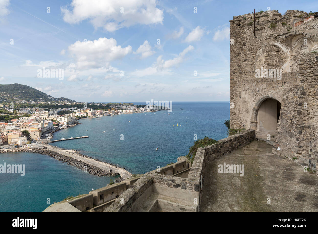 View from Aragonese Castle, Ischia, Italy Stock Photo - Alamy