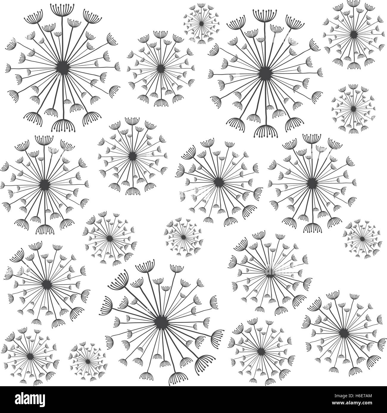 dandelion seed decoration icon Stock Vector Image & Art - Alamy