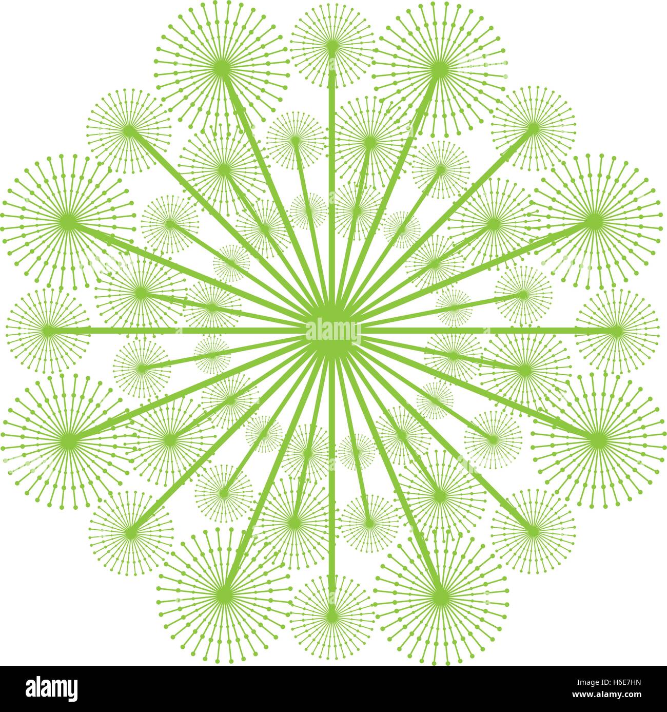 Dandelion Seed Dispersal Stock Vector Images - Alamy